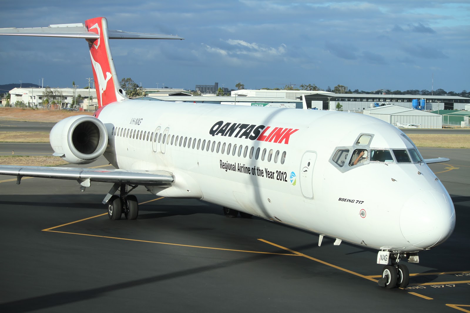 Queensland Plane Spotting: Qantaslink base a third Boeing 717 in Brisbane