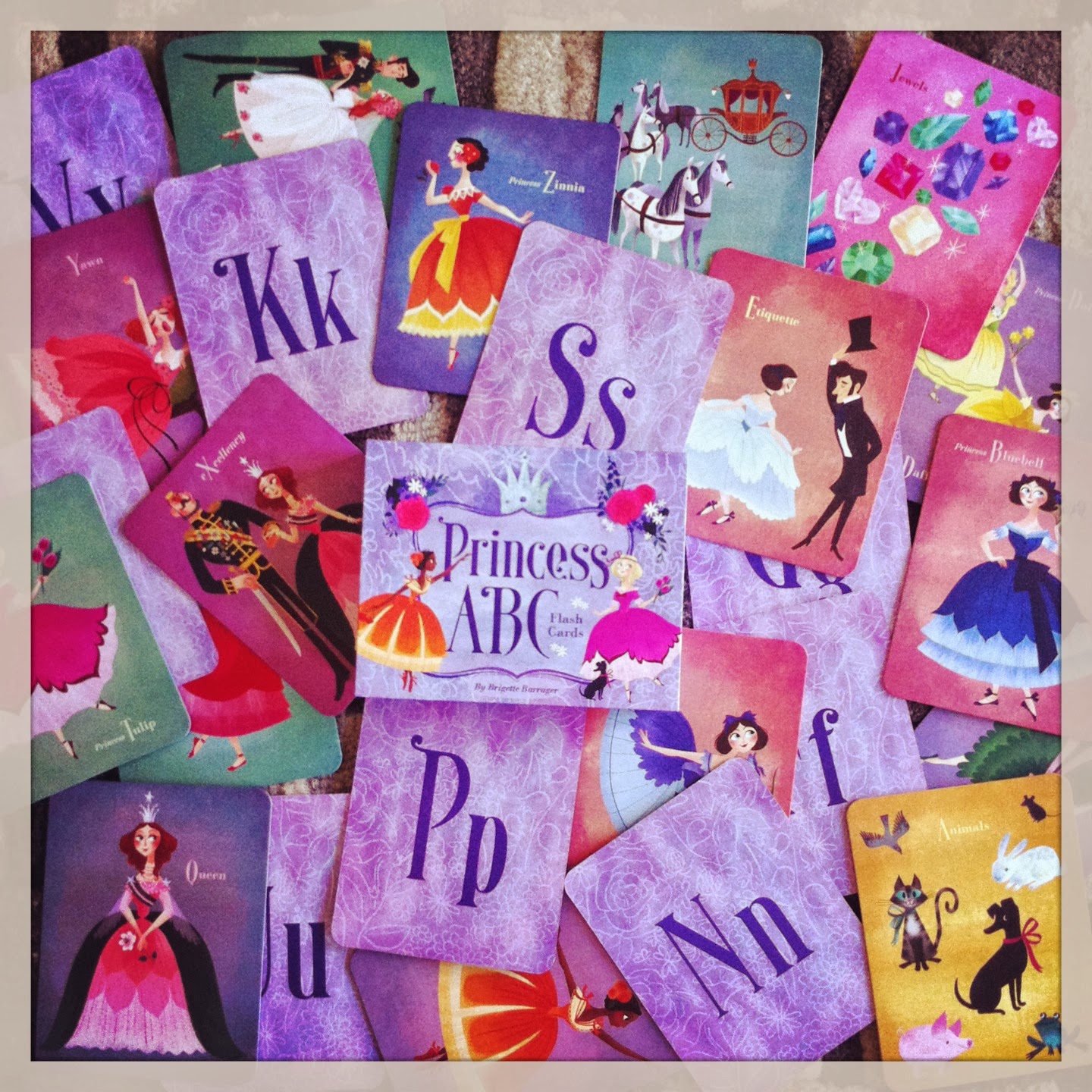 the brigette brigade: princess abc flash cards + GIVEAWAY!