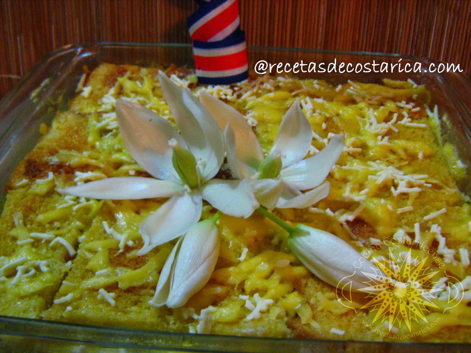 Cocina Costarricense: pastel de flor de itabo