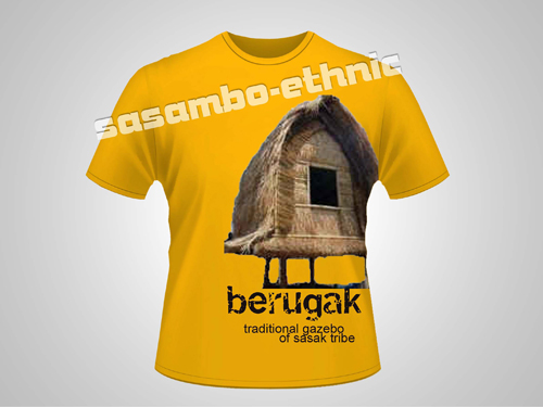 Kaos Lombok "Berugak" Gazebo - sasambo-ethnic