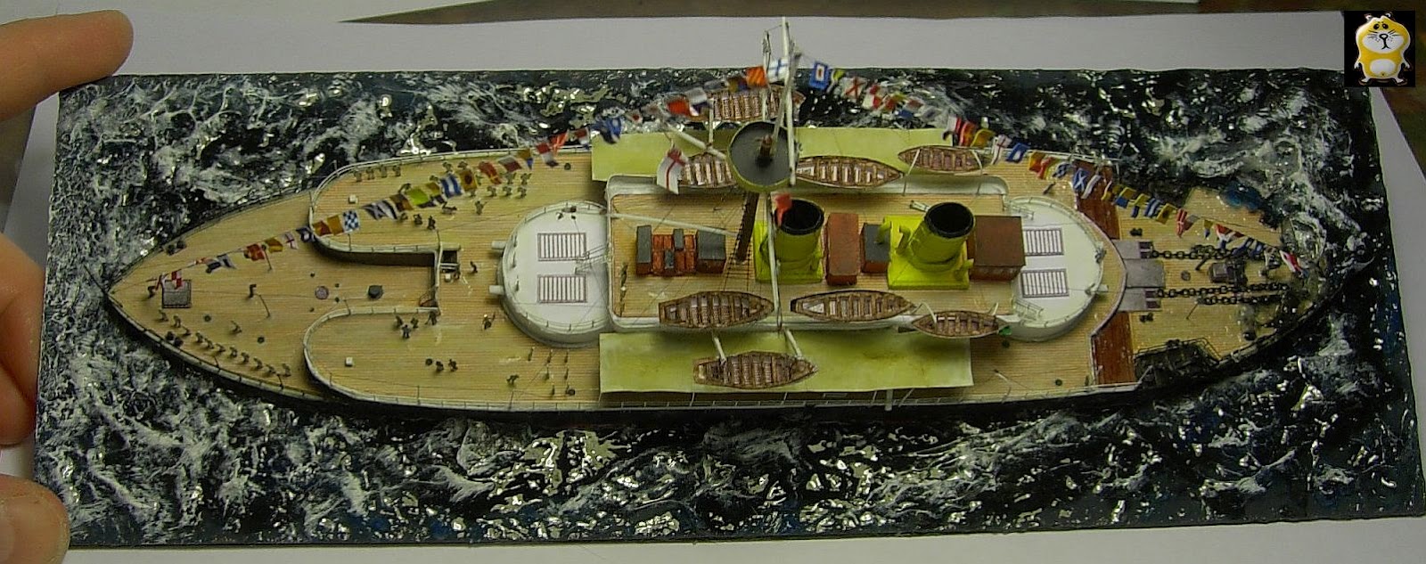 The Mad Hamster's Modelling: HMS Devastation, 1876: piękne brzydactwo