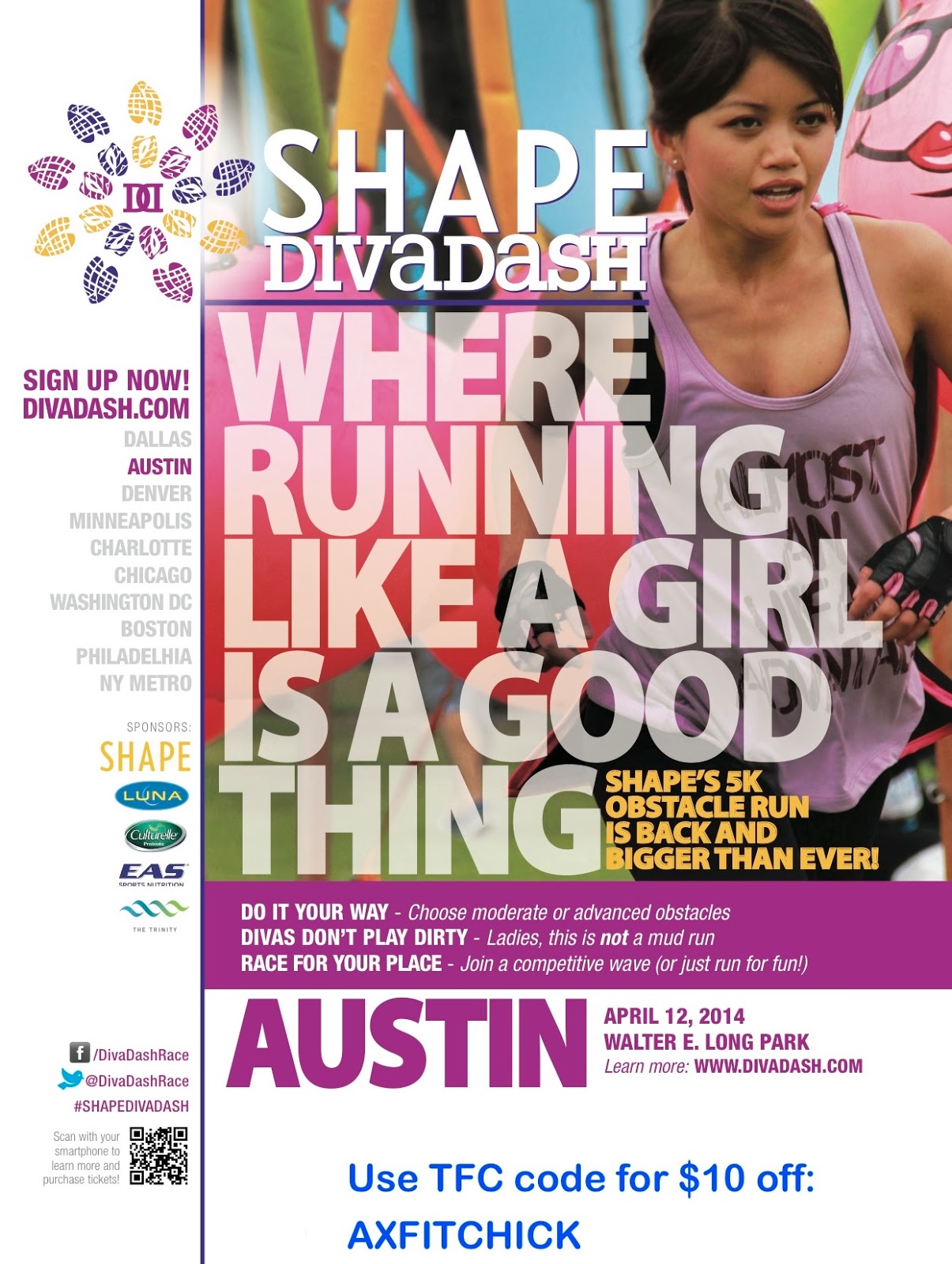 Texas Fit Chicks Is A Partner Gym for the SHAPE Diva Dash 5K in AUSTIN ...