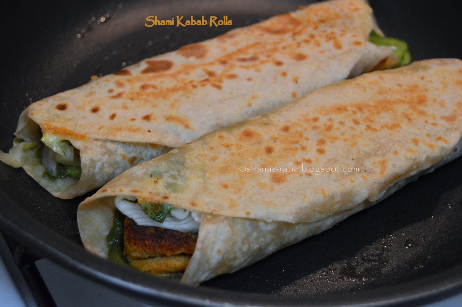 Love To Cook: Chicken Shami Kabab Roll