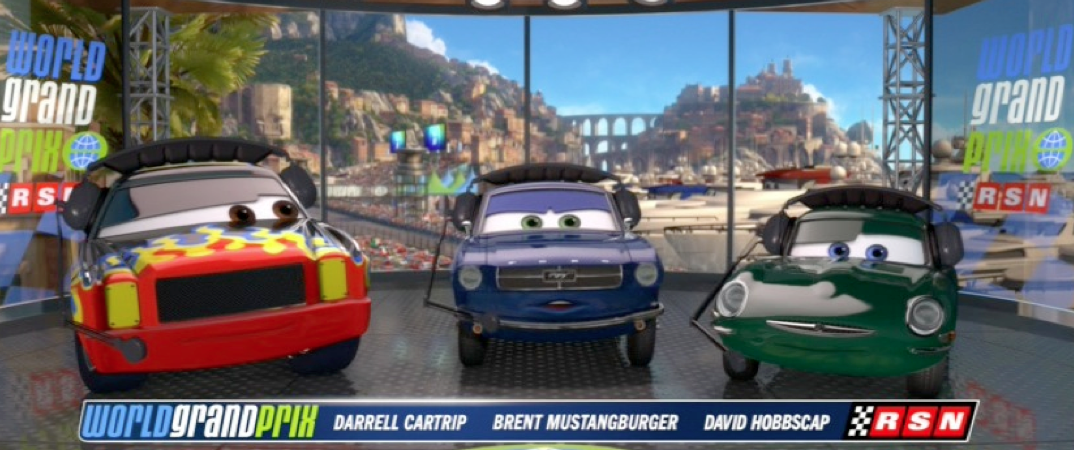 Dan the Pixar Fan: Cars 2: Brent Mustangburger & Darrell Cartrip 2-Pack