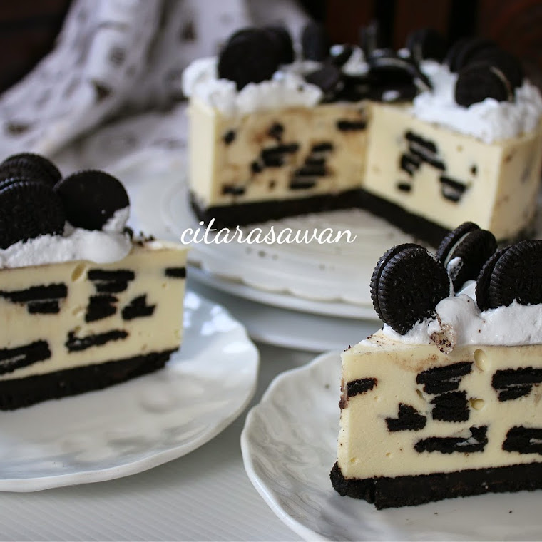 Kek Keju Oreo Dingin / No Bake Oreo Cheesecake ~ Must Read!