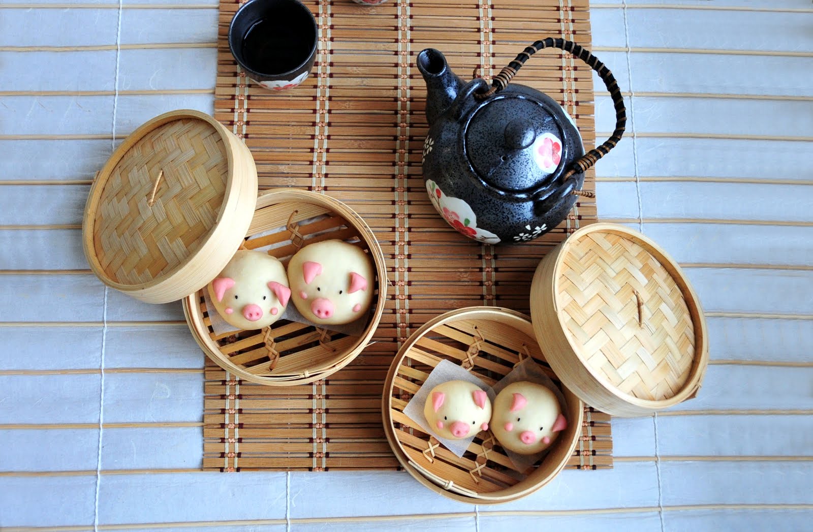 uTry.it: Piggy Chinese Steamed Buns (ManTou) 小猪猪饅頭 – Made with All ...