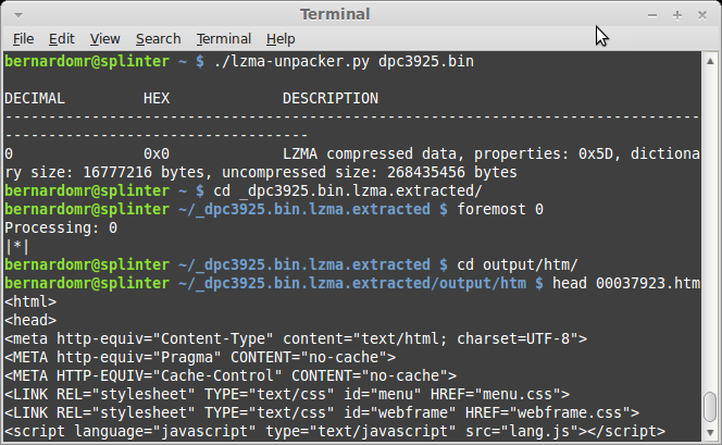 w00tsec: Unpacking Firmware Images from Cable Modems