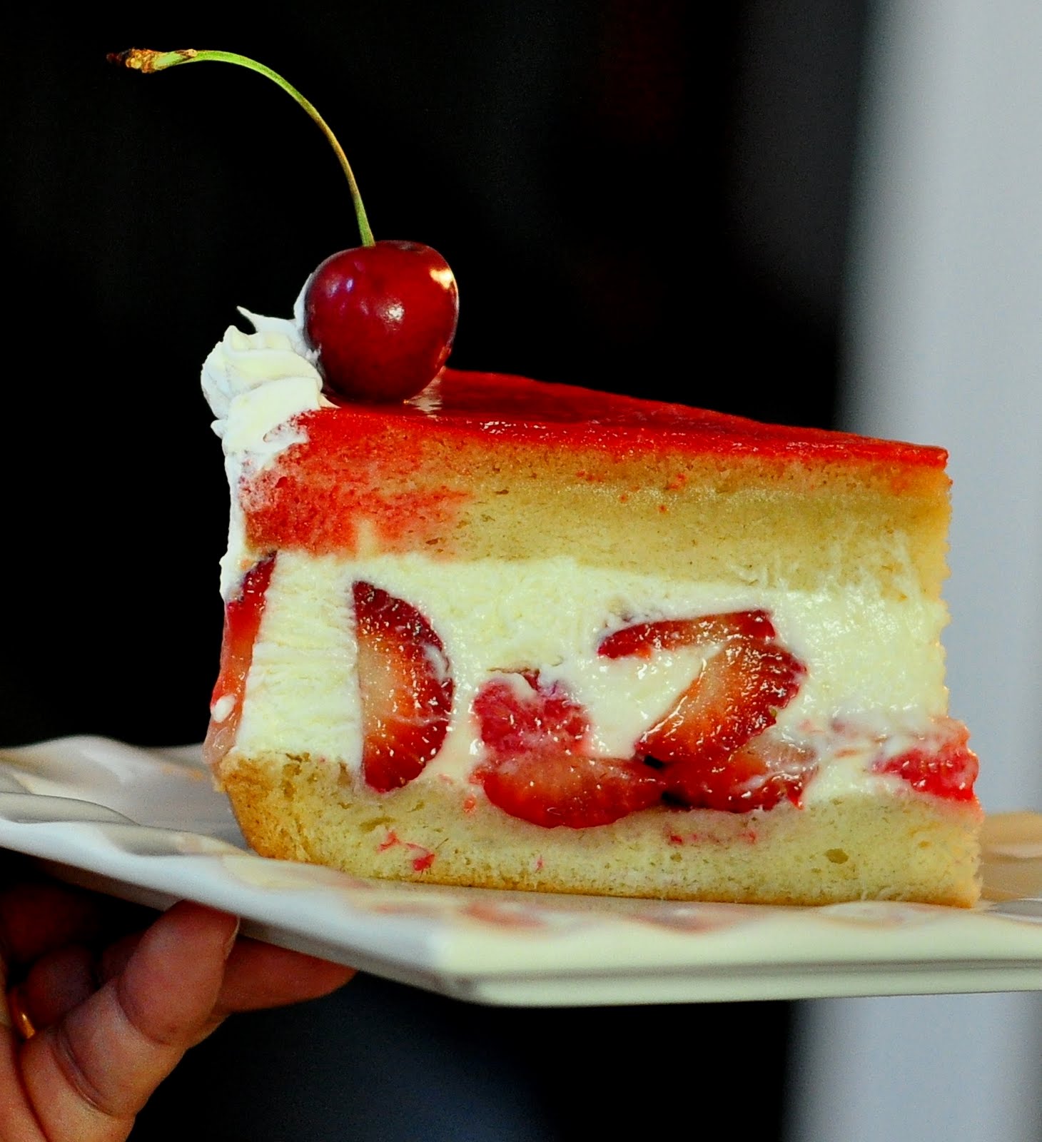 Tasty treats: Strawberry Fraisiers for DB Challenge!