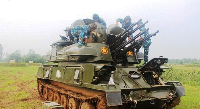 Vietnamese ZSU-23-4 Shilka SPAAG, 26 December 2015.