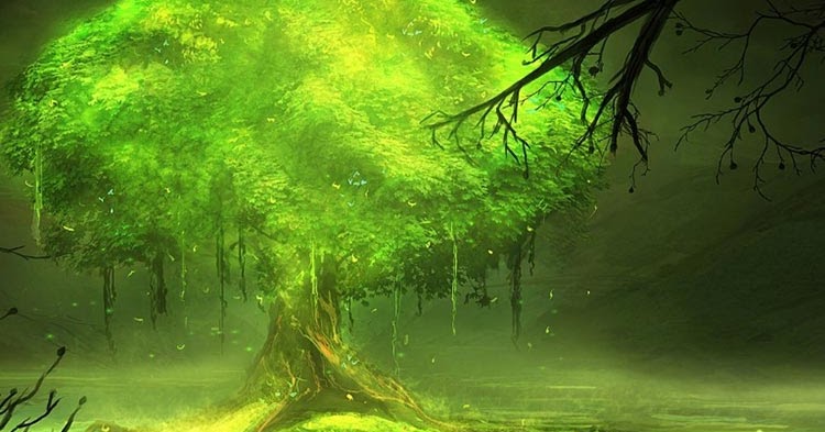 Glowing Tree [1080p] Wallpaper Engine