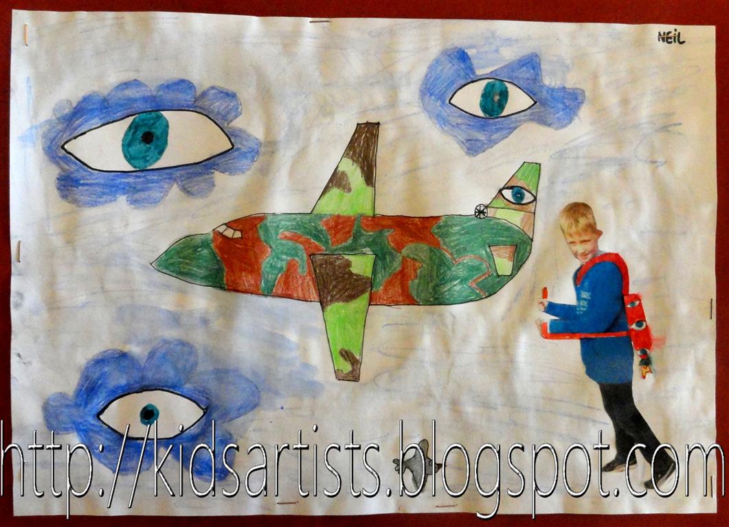 Kids Artists: Surrealism with eyes