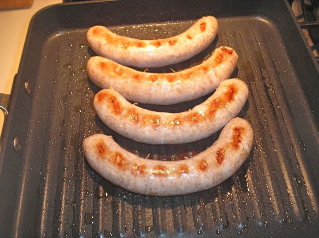 The Briny Lemon: Beer-Brined Brats with Hot Thousand Island Slaw