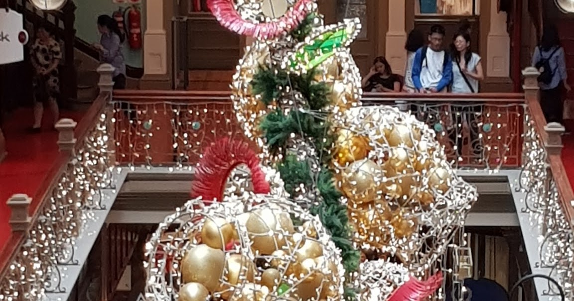 Sydney - City and Suburbs: Strand Arcade, Christmas decorations