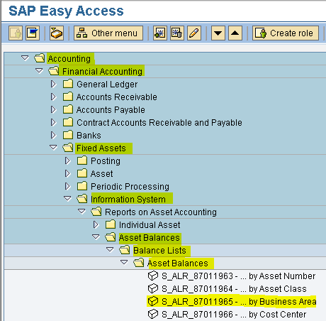 SAP - FICO MODULE LEARNING: Report to View all Assets for Particular Period