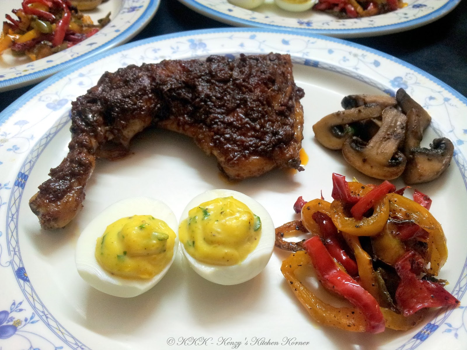 Kenzy's Kitchen Korner... : Chicken Chaamp (Served with Herbed Paprika ...