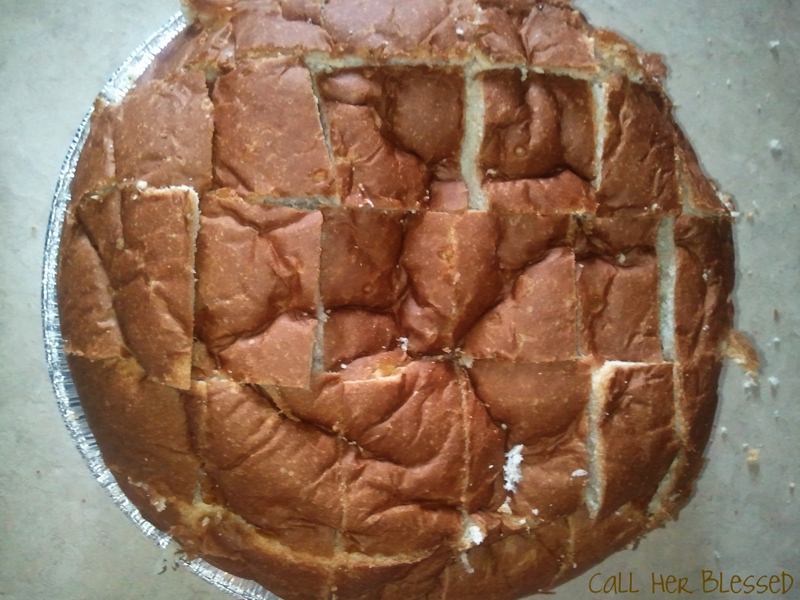 If The Creek Don't Rise: Criss-Cross Cheesy Bread