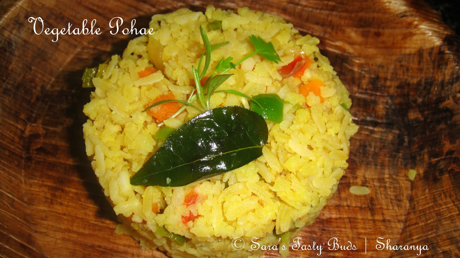 SARA'S TASTY BUDS: Vegetable Poha