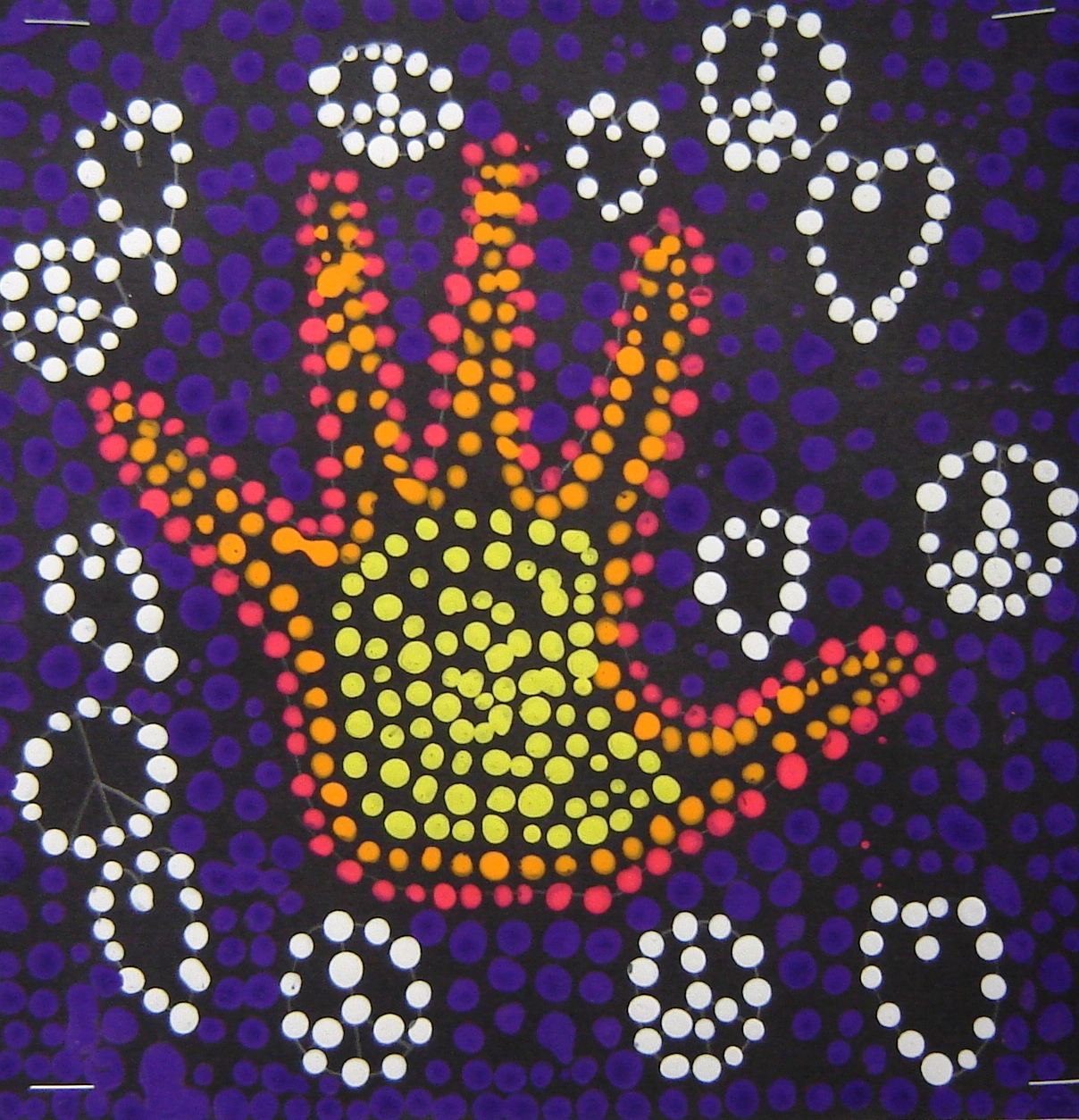 For the Love of Art: 3rd Grade: Australian Dot Painting | Hand art ...