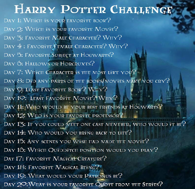 Dabble...: Harry Potter Challenge