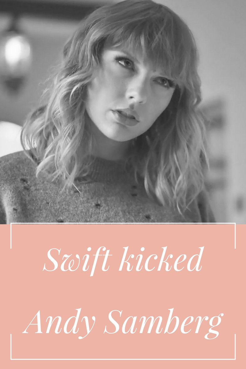Watch:Taylor Swift "Kick" Andy Samberg Through a Wall and Chow Down on ...