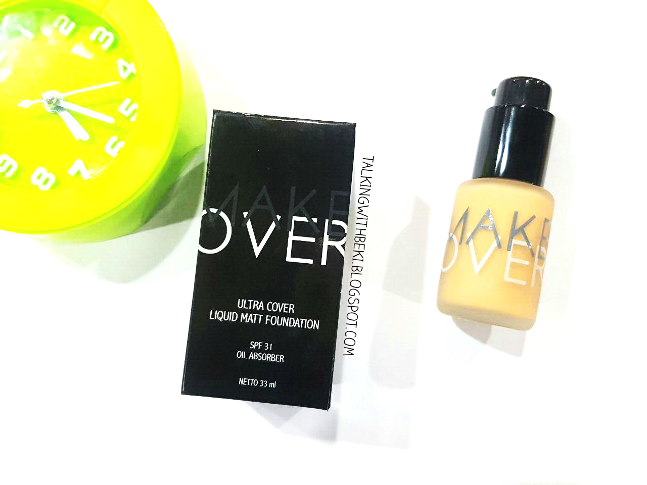 Review Make Over Ultra Cover Liquid Matt Foundation | Talking With Beki