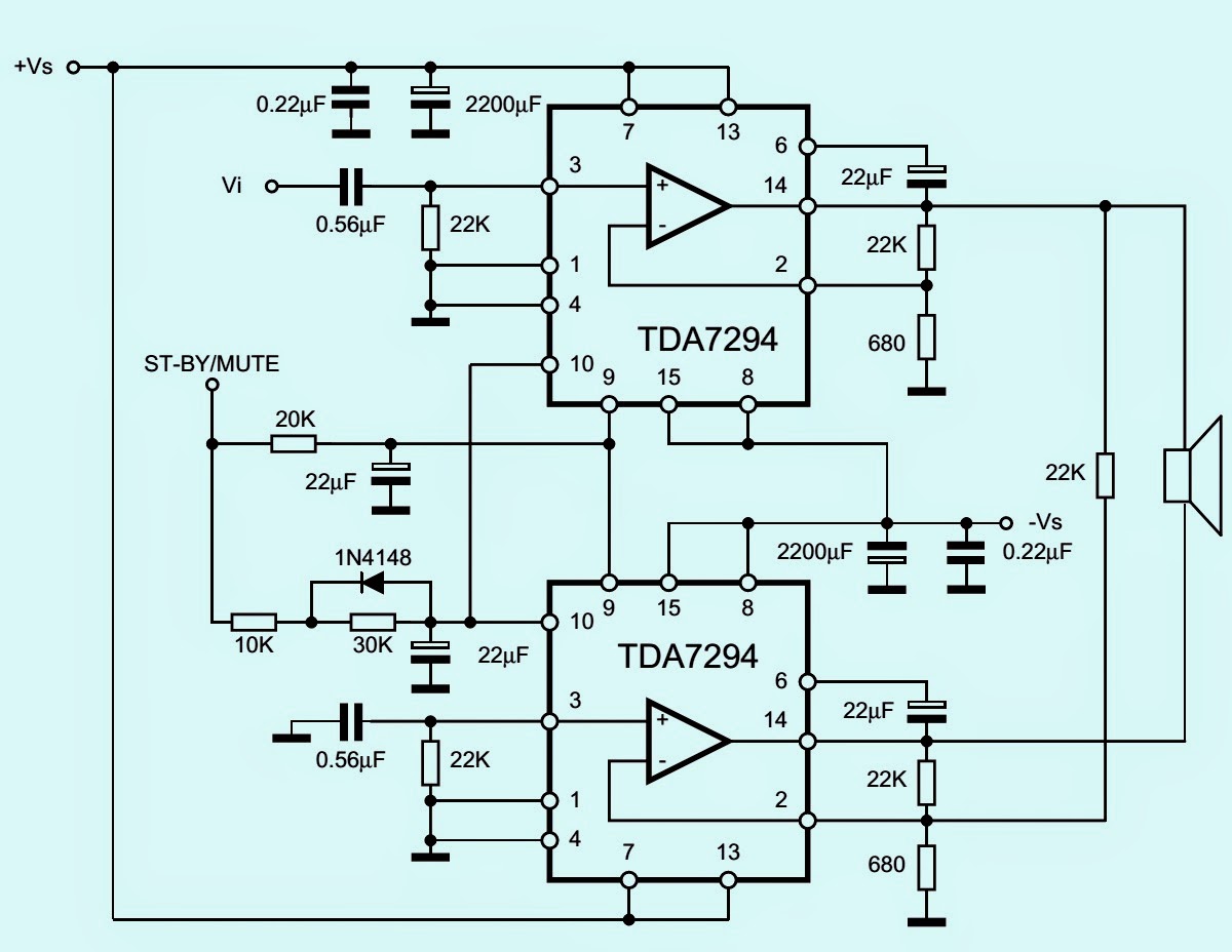 World Of Electronic Components: TDA7294V and TDA7294HS