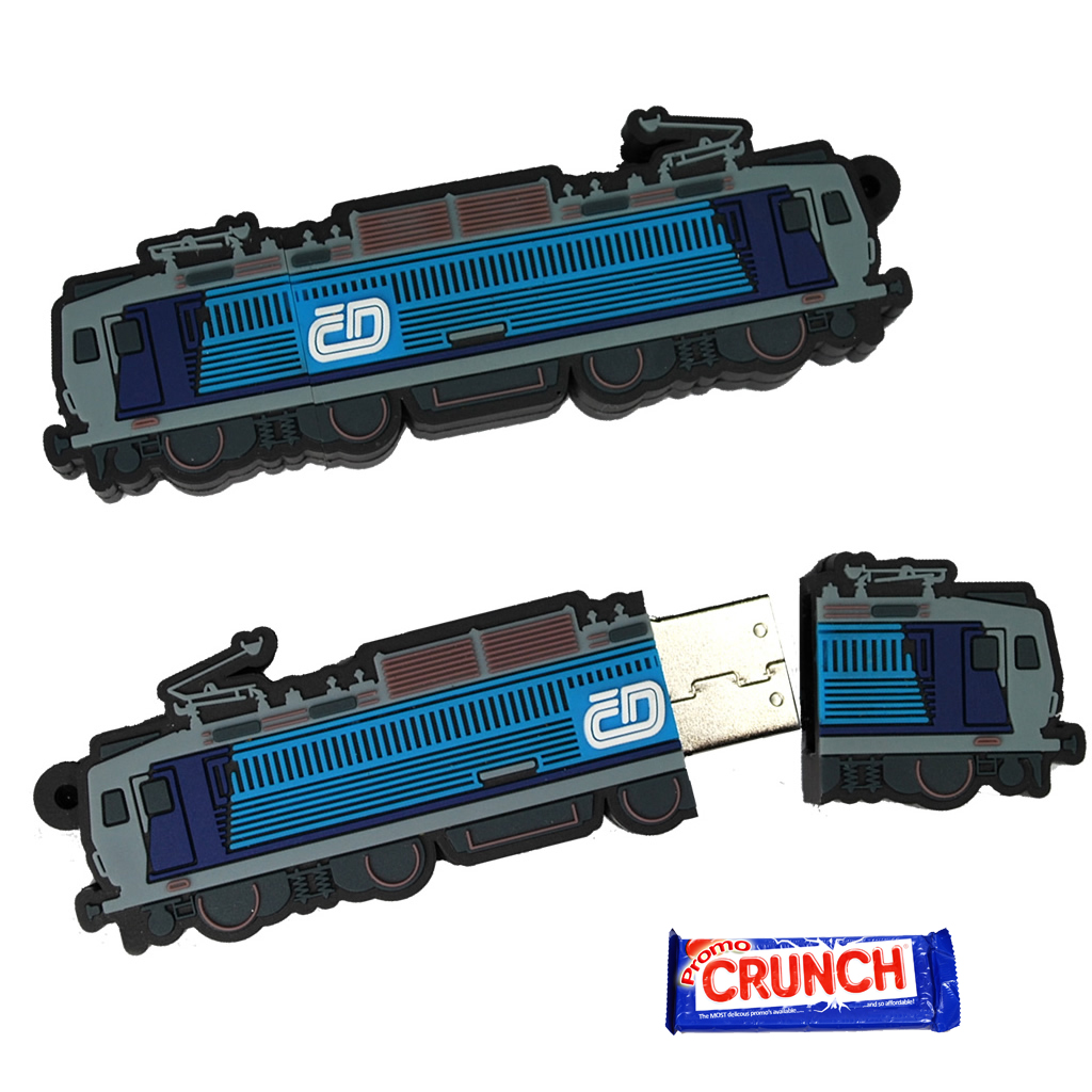 USB Custom Flash PVC Flash Drive Design Workshop: Locomotive Train ...