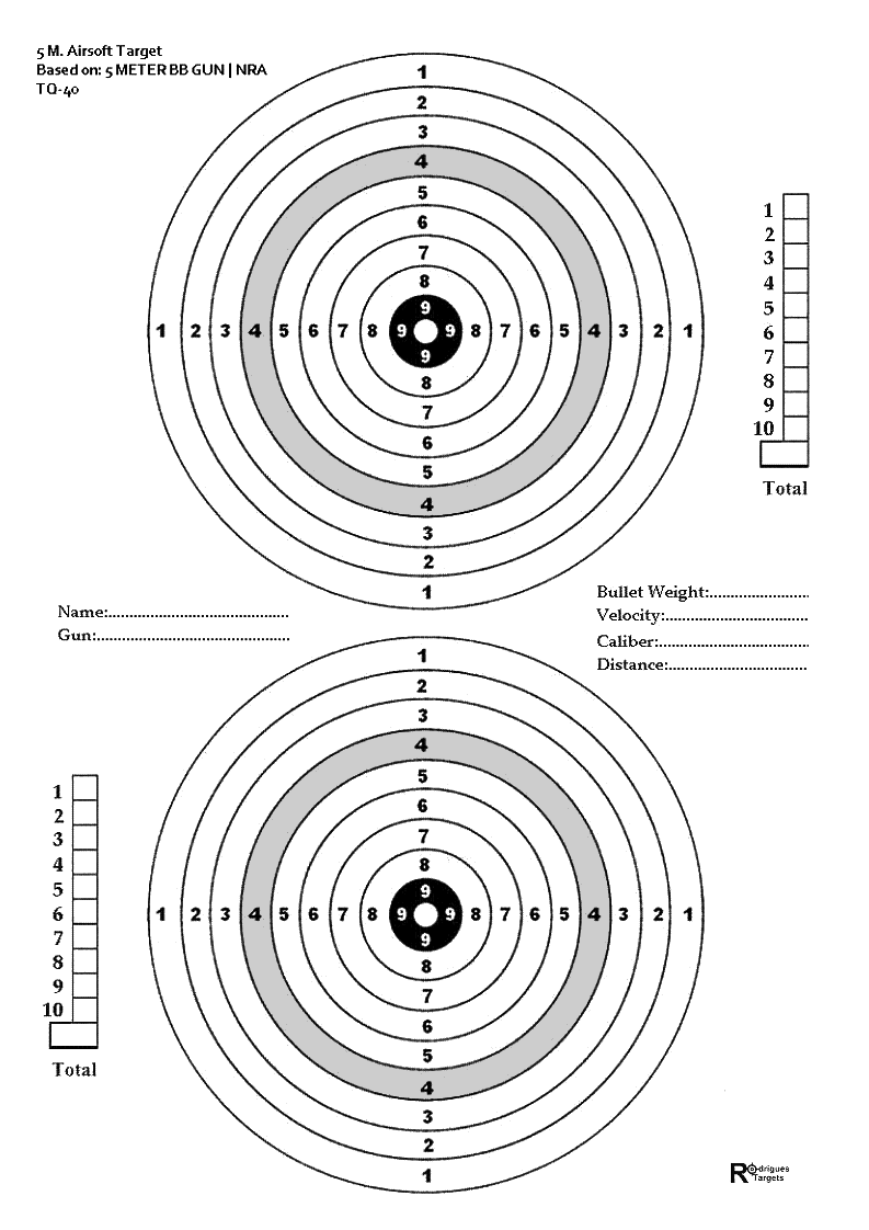 Airsoft Tir I Airsoft România Blog: Ţinte pentru tir de interior ...