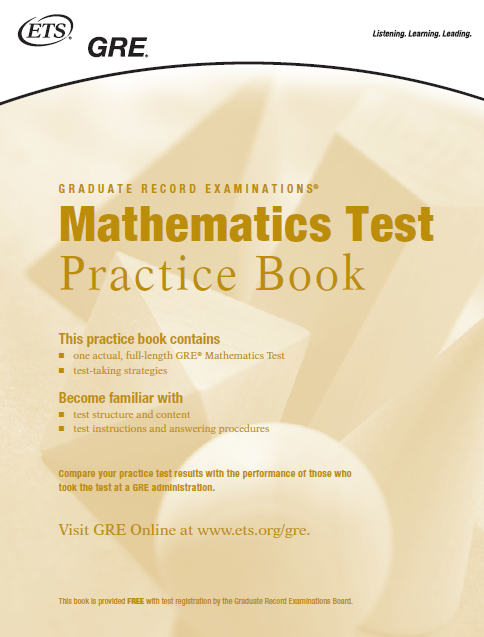 Mathematics Test (Practice Book) | Documents