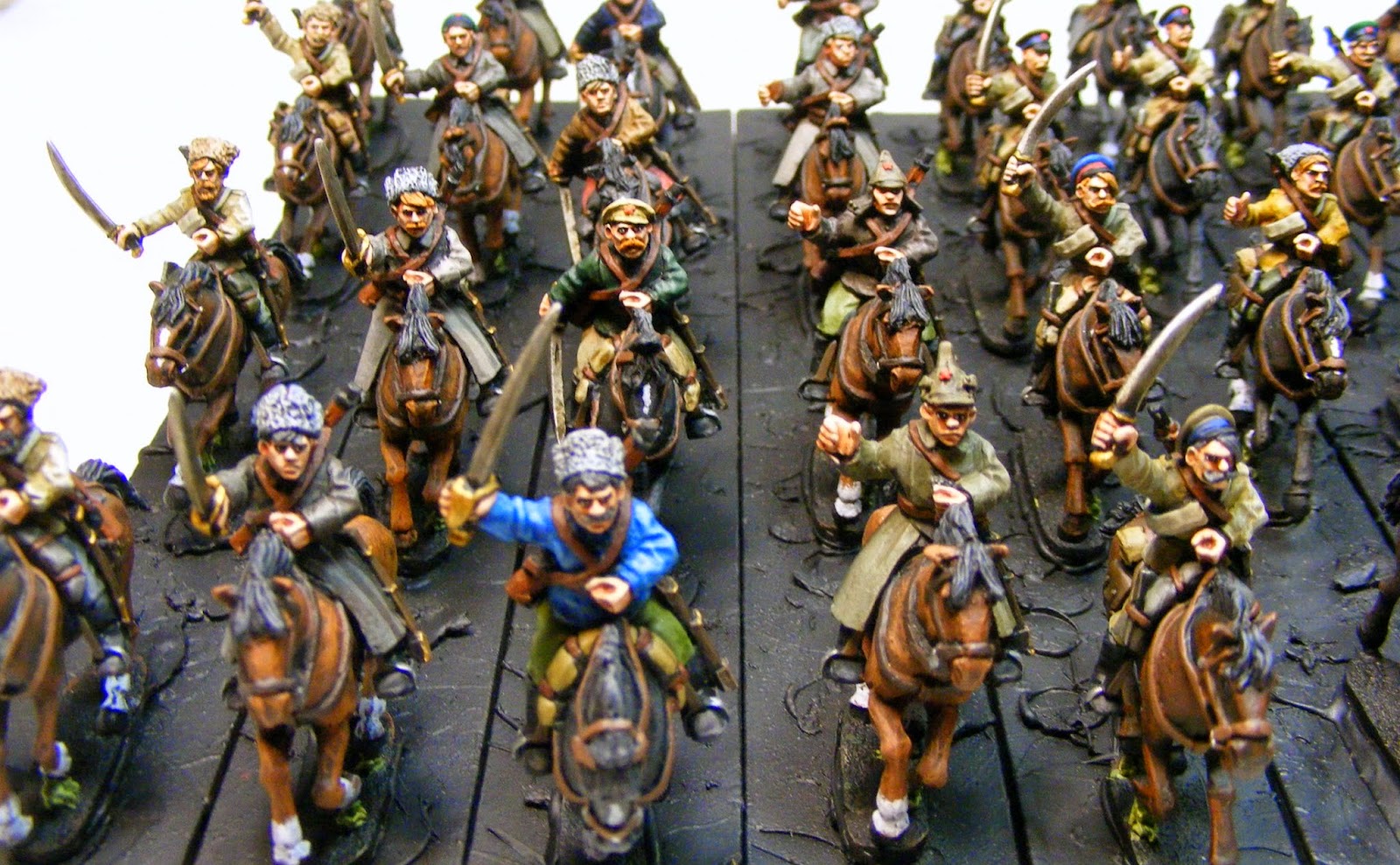 Evil Bob's Miniature Painting: 28mm WWII Soviet Partisan Cavalry