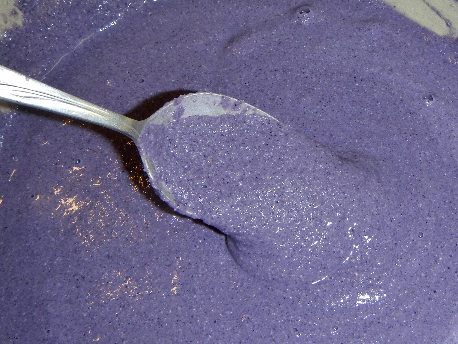 Food Adventures of a Comfort Cook: Two Versions of Blue Cornmeal Pancakes.