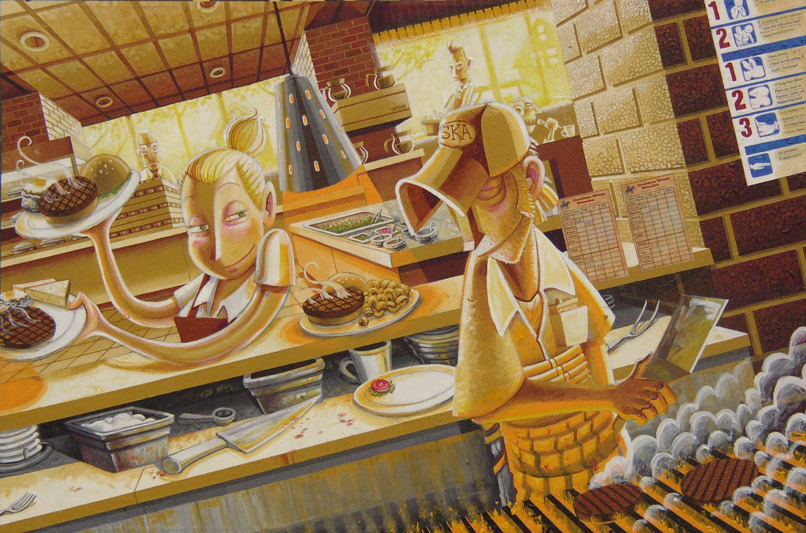 Steve Hamann Art: Golden West Steaks