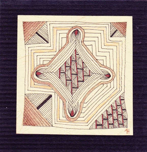 Tickled To Tangle: "It's a String Thing" #87 Tiles