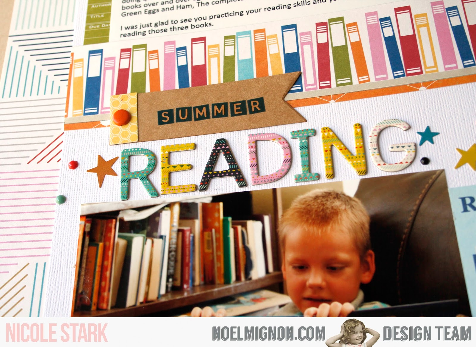 NoelMignon.com Layouts and Projects: Summer Reading with the Study ...