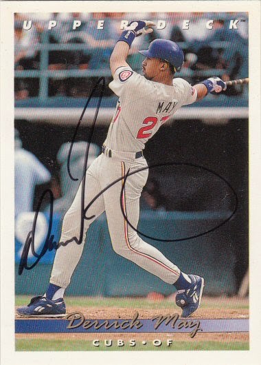 Daily Autograph: Derrick May