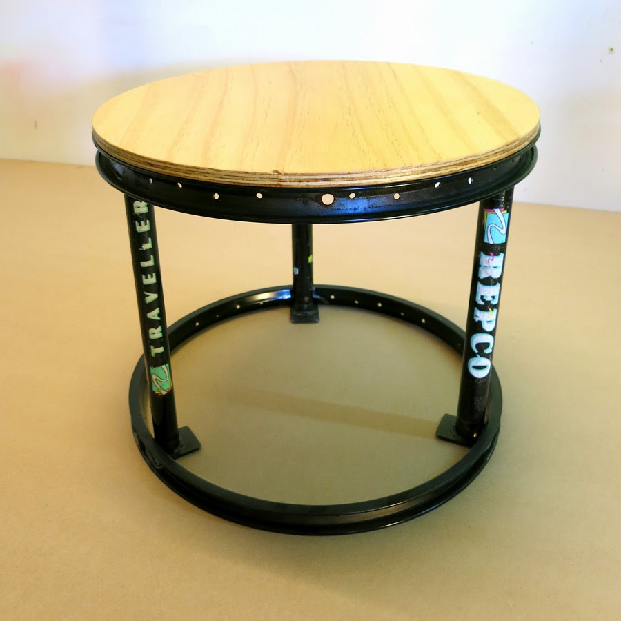 WILD MOTION: UPCYCLED BICYCLE FRAME STOOLS