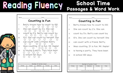 The Education Highway: School Time Reading Fluency Passages