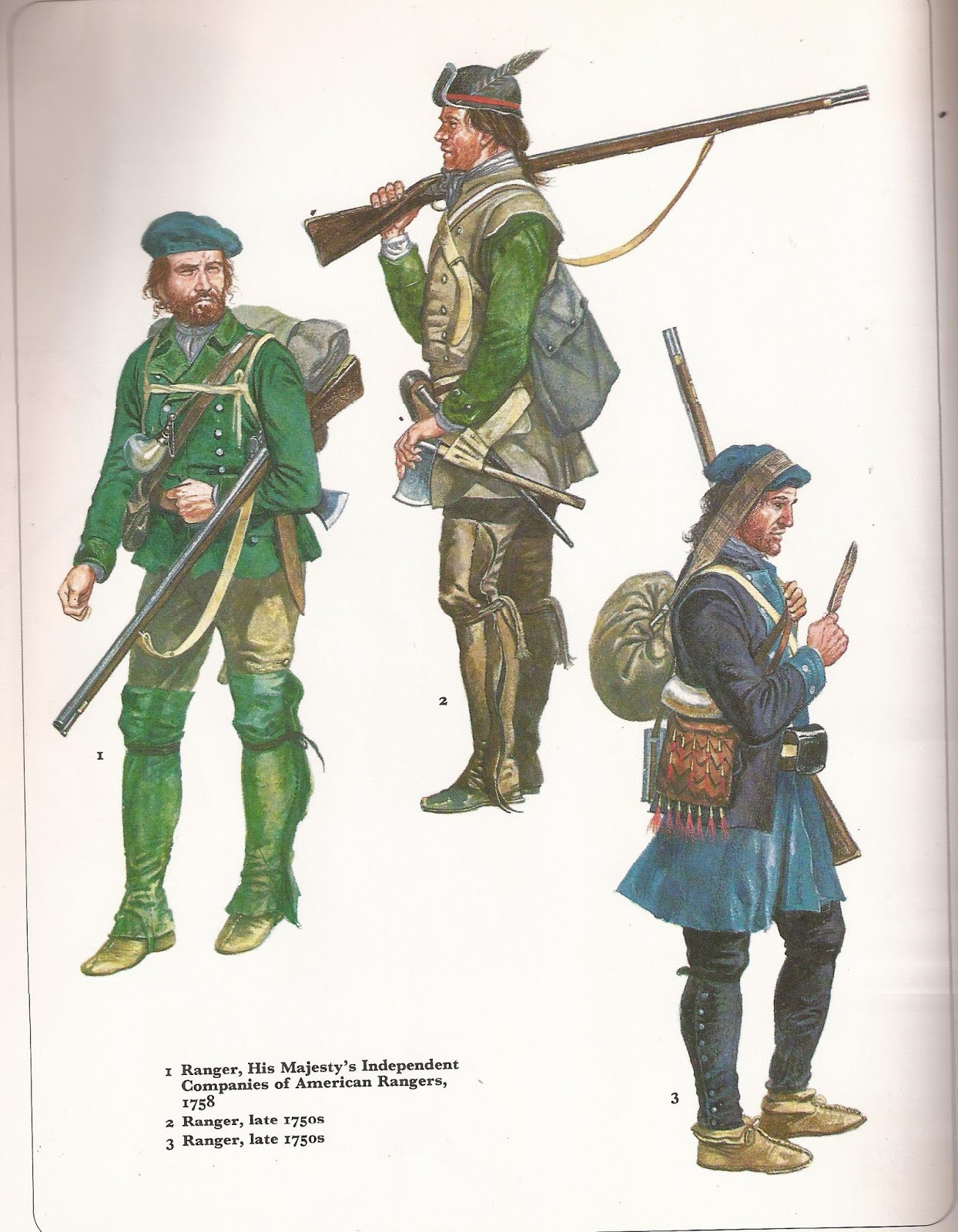 Flintlock and tomahawk: Rangers by Gerry Embleton in the 74 edition of ...