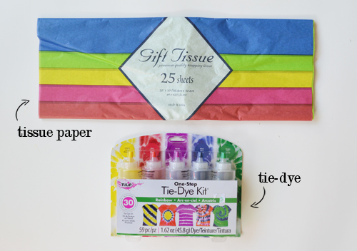 iLoveToCreate Blog: DIY Tie Dyed Tissue Paper