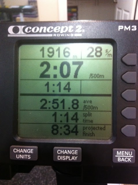 CrossFit St. Louis: 2K erg test: You Can Run (row) But You Can't Hide!