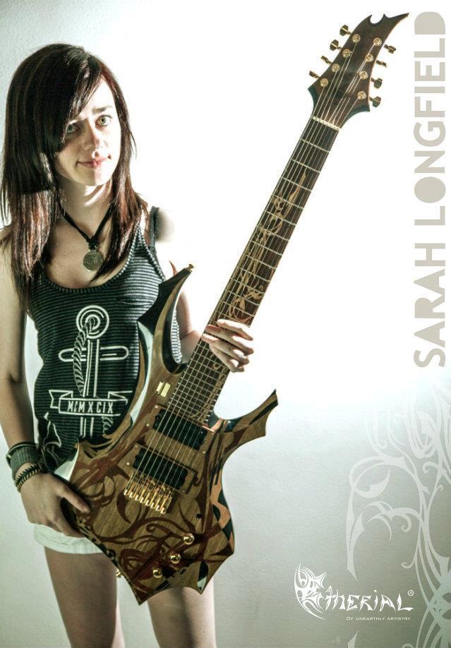 Sarah Longfield: ready to rip it up for the new album