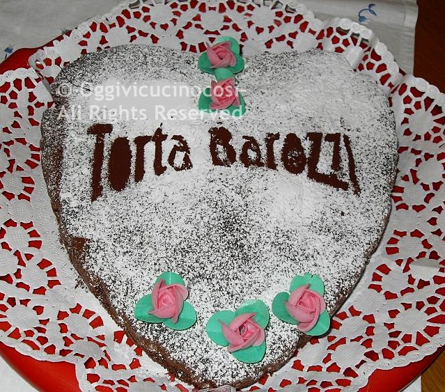 Oggi vi cucino così!: Torta Cioccolato-Mandorle e Caffe'-La Barozzi!