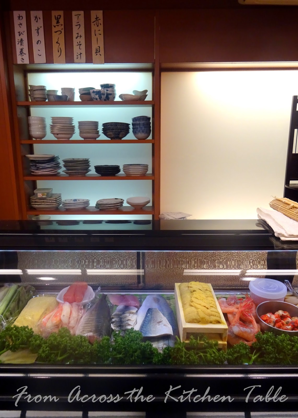 From Across the Kitchen Table: Sushi Ippei, Kanazawa, Japan