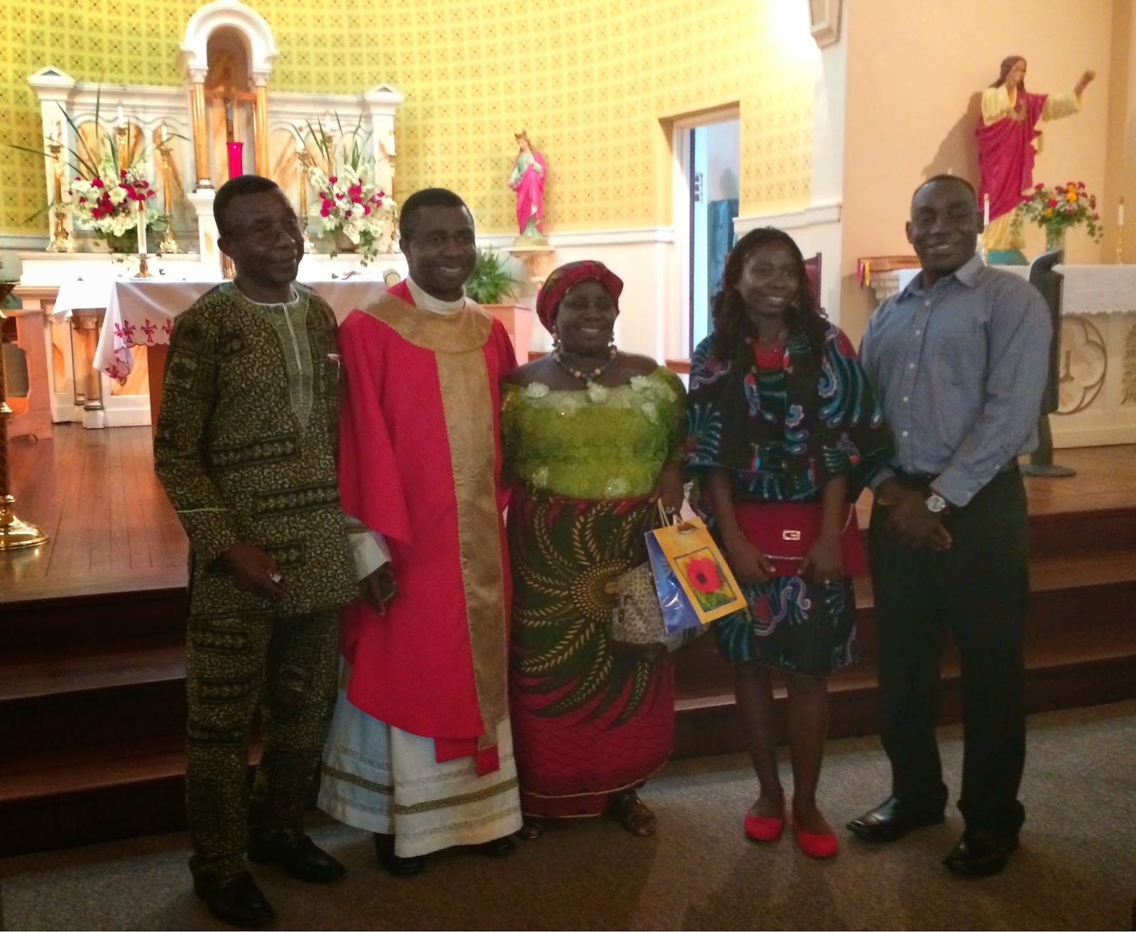 Designs by Birgit: A New Priest, Nigerian Praise Songs, and Pentecost
