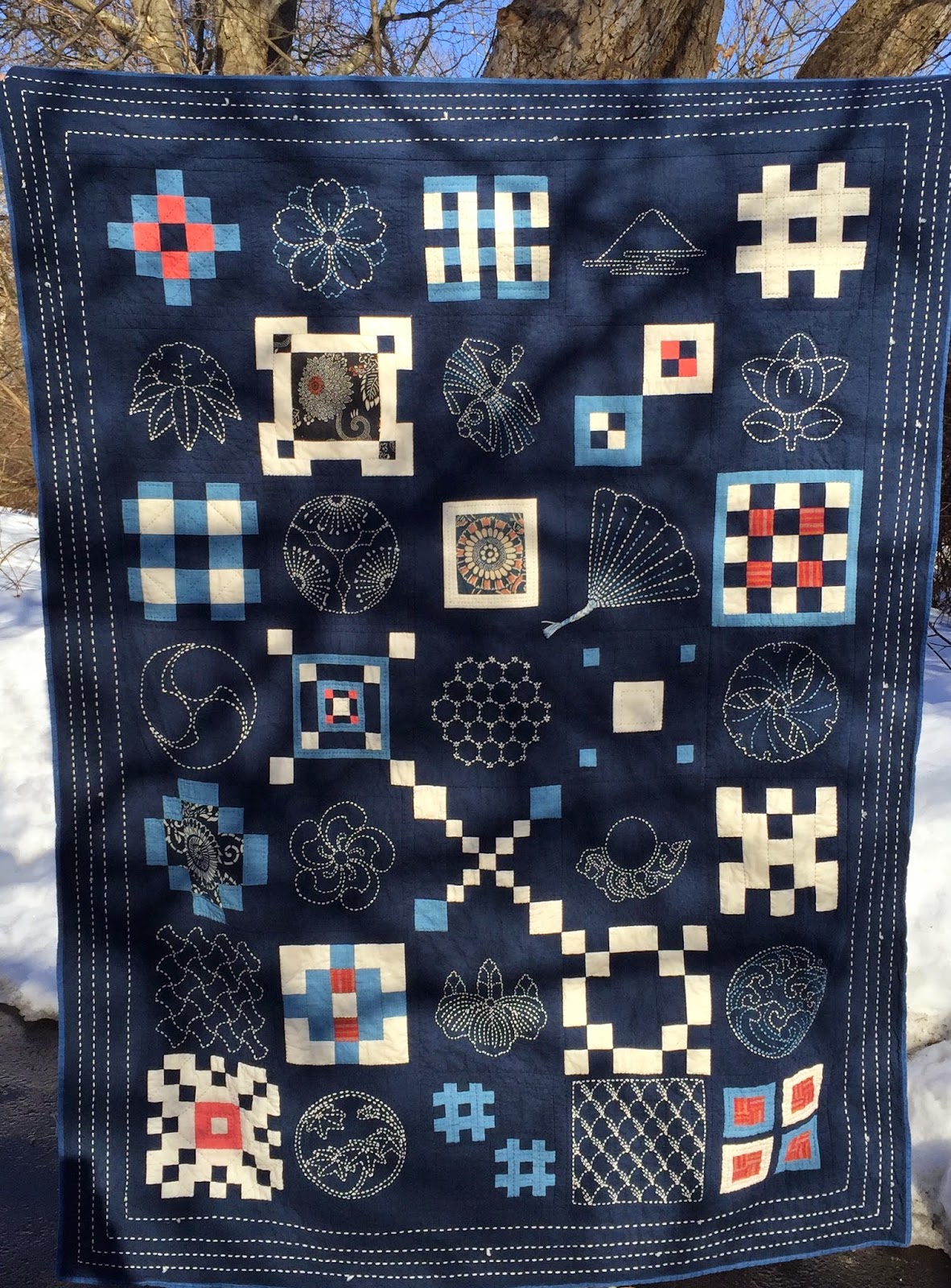 wabi-sabi quilts : Tokyo Memories Sashiko Sampler