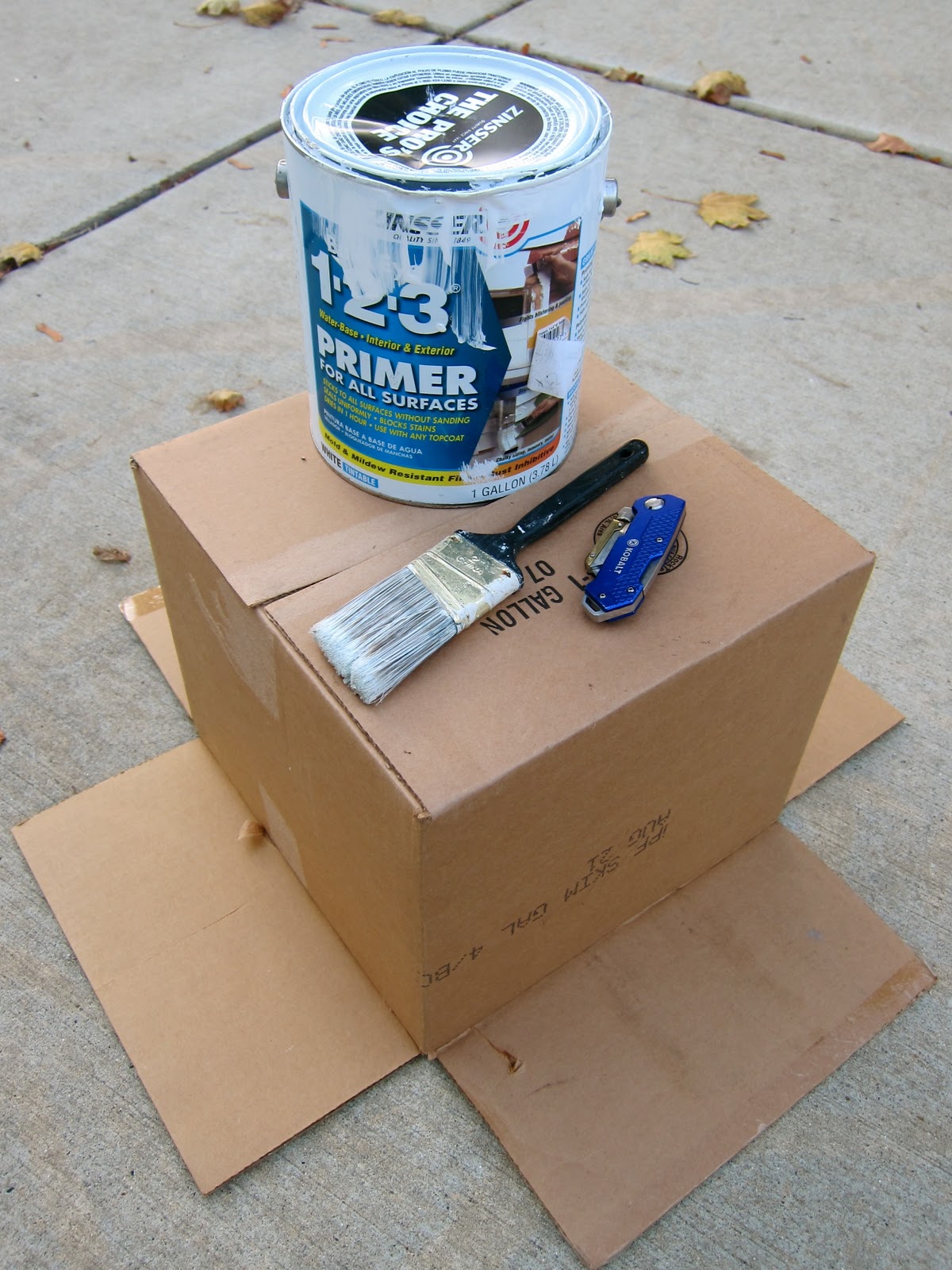 A Little Red Cardboard Barn