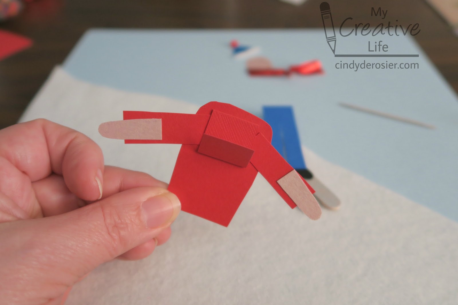 Cindy deRosier: My Creative Life: Dimensional Skier Craft