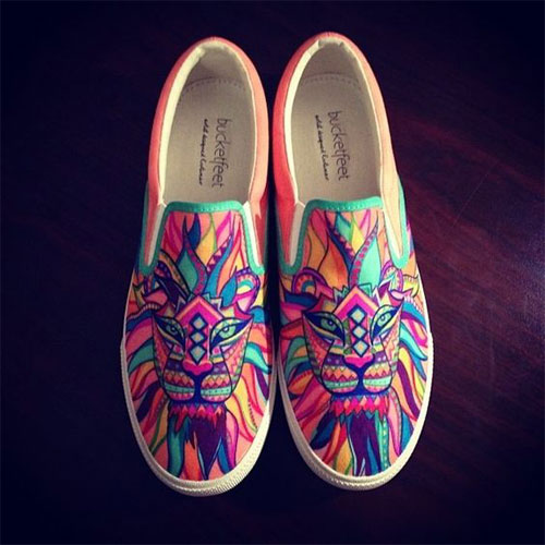 My Owl Barn: Shoes With Cool Hand-Painted Designs