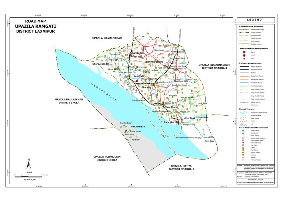 3 Detailed Maps of Ramgati Upazila, Lakshmipur, Bangladesh - Tourism ...