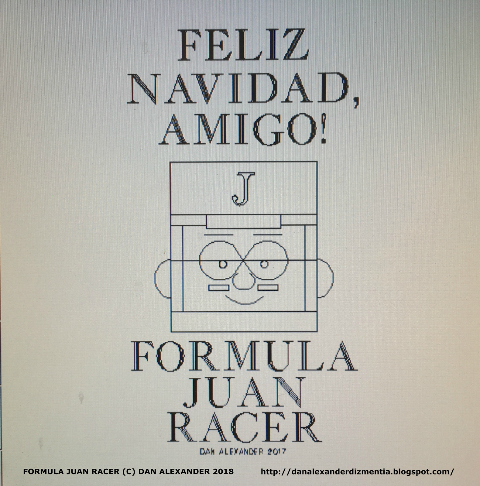 Dan Alexander Dizmentia: Formula Juan Racer